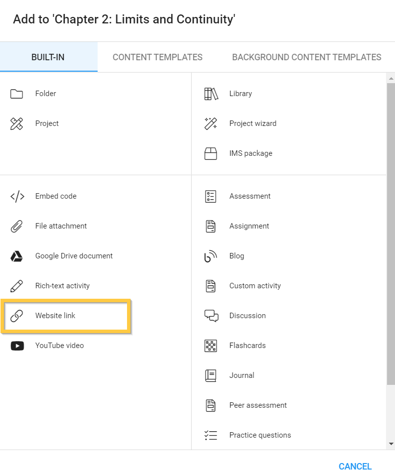 How do I link to StudyForge content in Agilix Buzz?